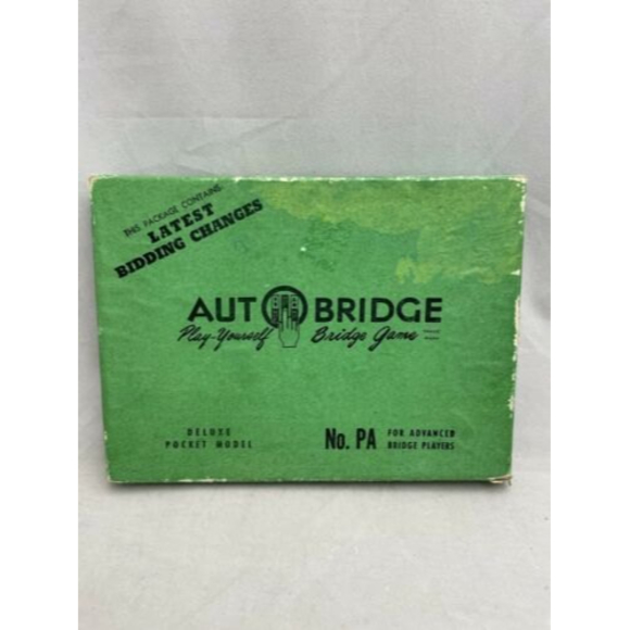 Toys | Autobridge Play Yourself Bridge Game Deluxe Pocket Model Vintage ...